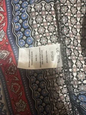 Tahari | Jackets & Coats | Tahari Red Blue Black Printed Openfront ...